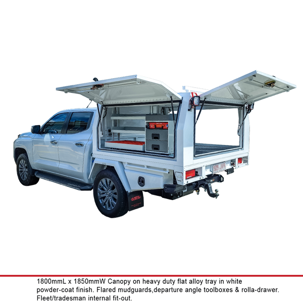 Dual Cab Canopies – Duratray
